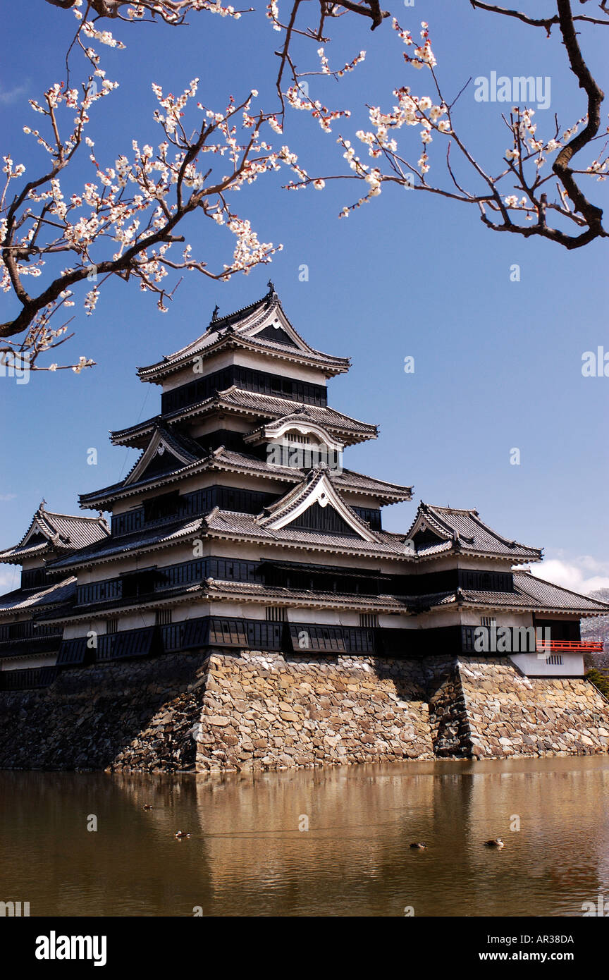 View of Matsumoto Castle in Japan Stock Photo - Alamy