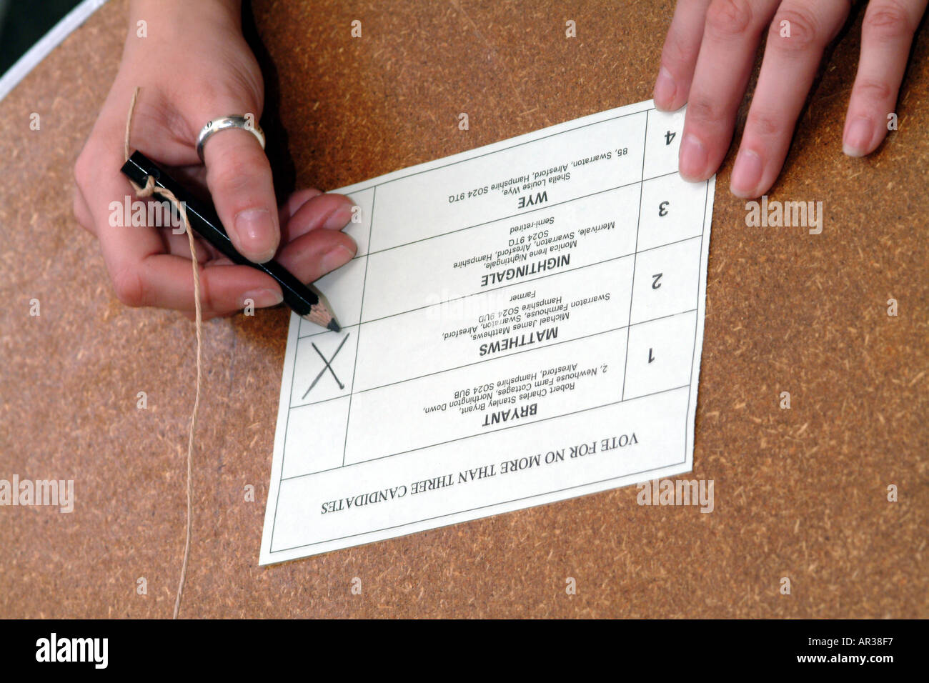 Ballot marking station hi-res stock photography and images - Alamy