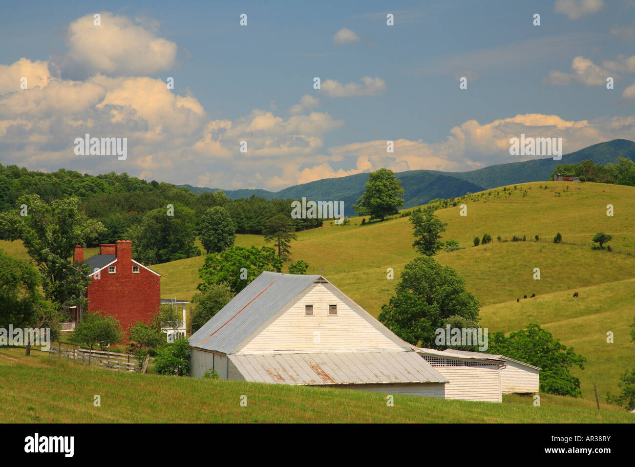 Farm, Natural Bridge, Shenandoah Valley, Virginia, USA Stock Photo - Alamy