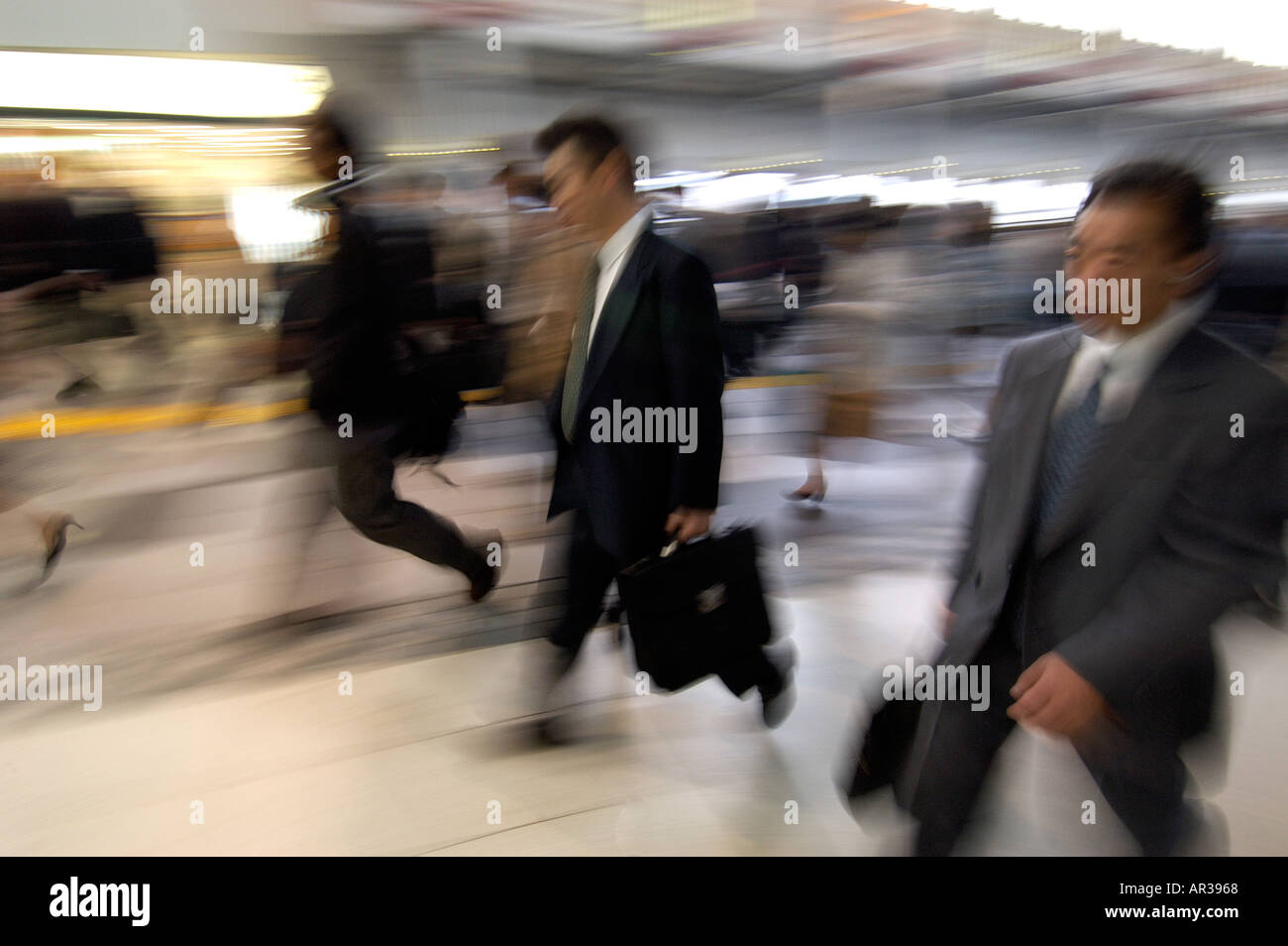 Japanese railway workers hi-res stock photography and images - Alamy