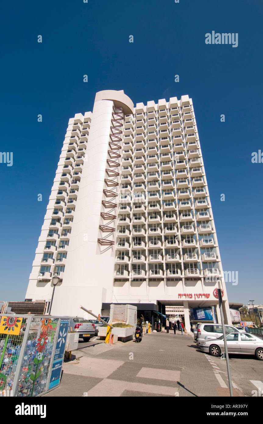 Israel Tel Aviv the Sheraton Moria Hotel on the beach front Stock Photo ...