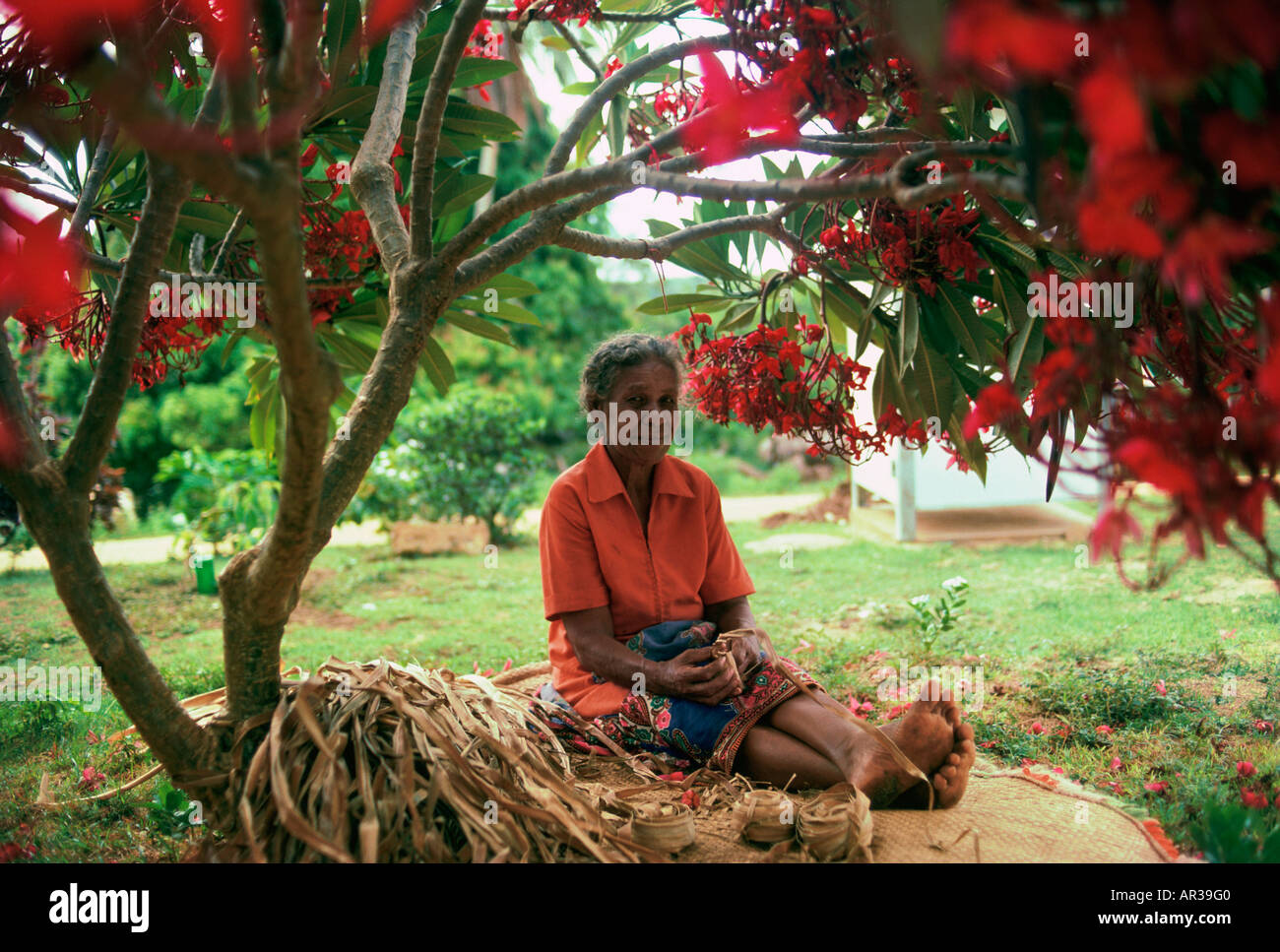Polynesian weaving hi-res stock photography and images - Alamy