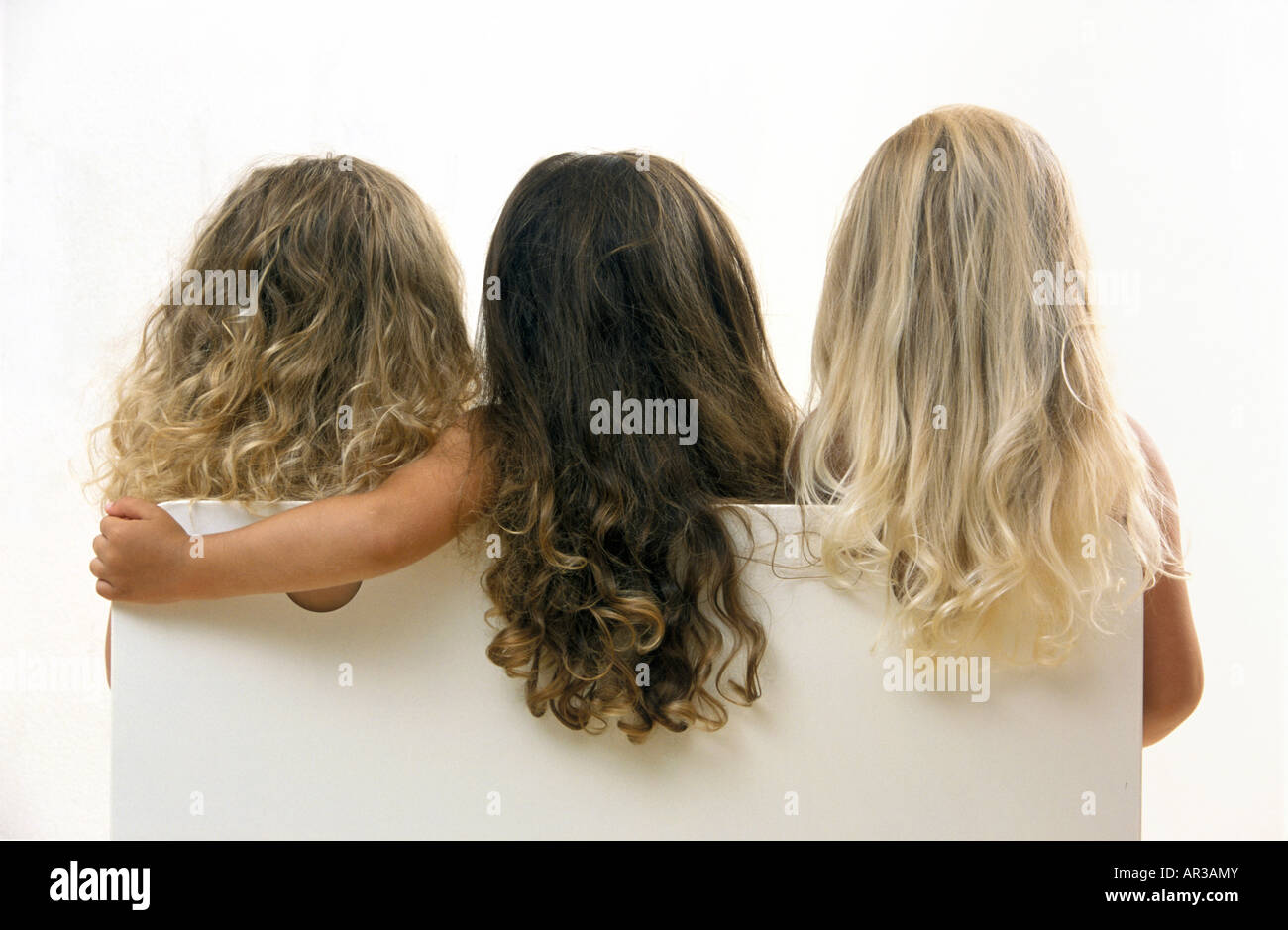 Child with long hair hi-res stock photography and images - Alamy