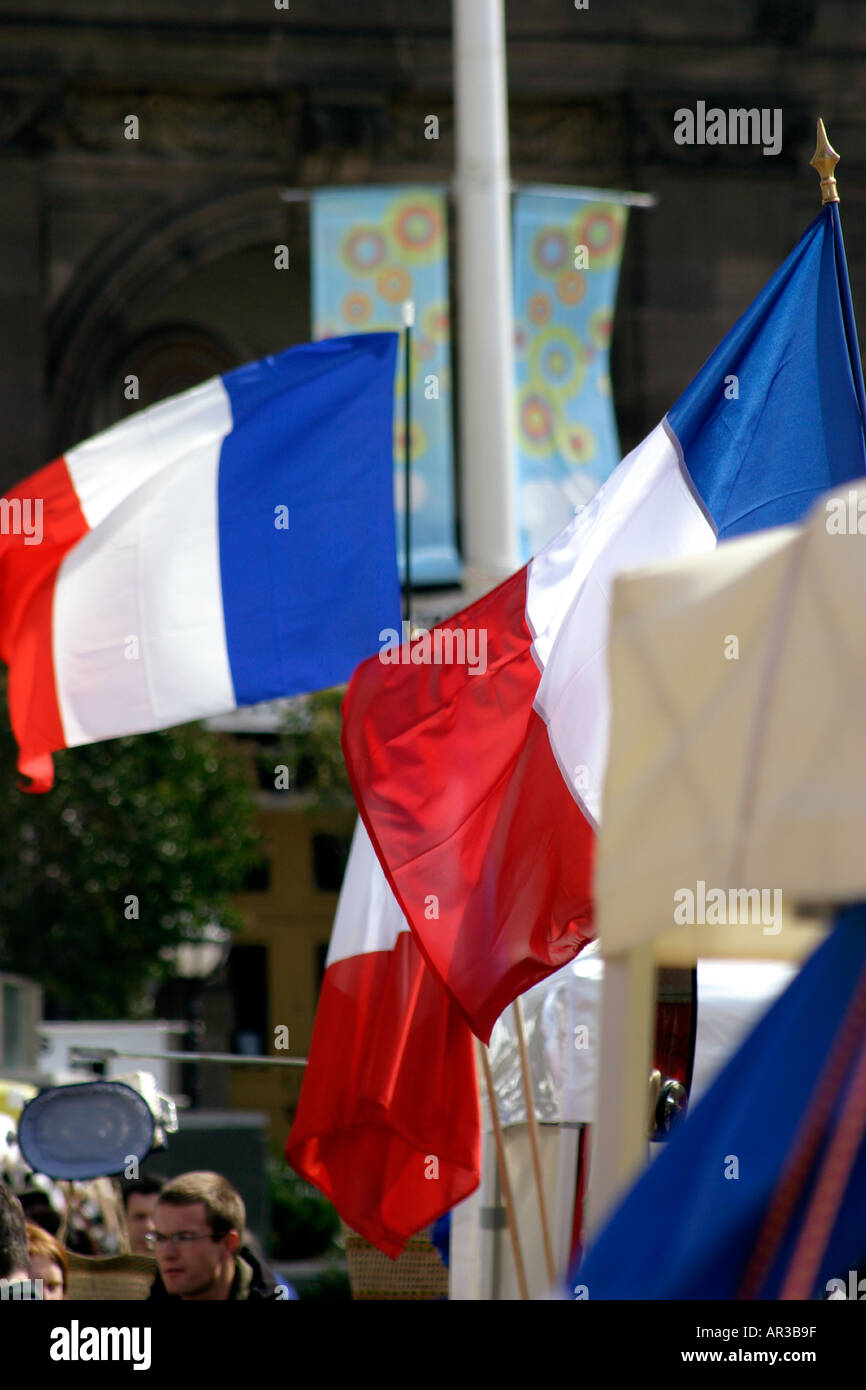 French flags at market Stock Photo - Alamy
