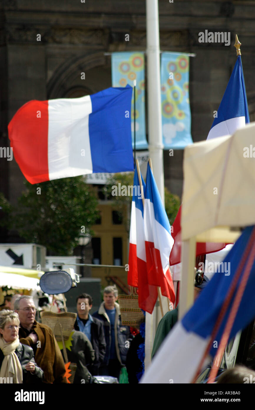 Many french flags hi-res stock photography and images - Alamy