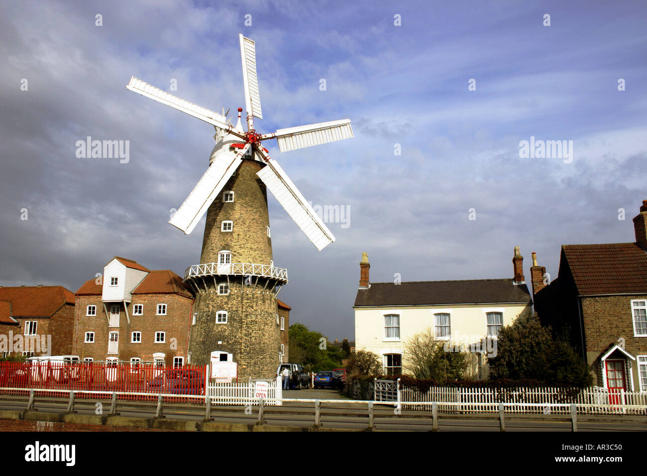 Maud Foster Windmill 1819 Maud Foster Drain Boston Lincolnshire Lincs ...