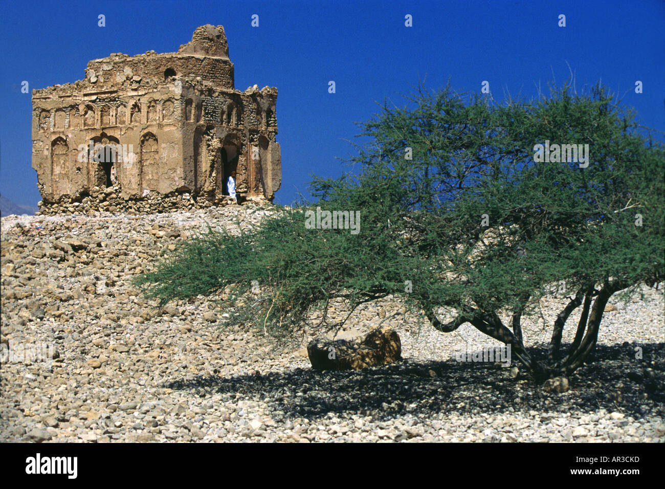 Ancient tomb of Miriam Bibi, East Oman, Oman Middle East Stock Photo ...