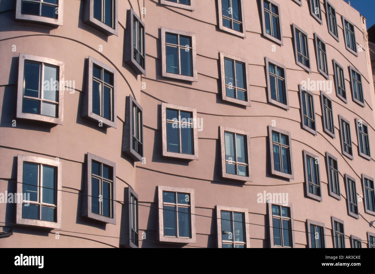 Fred and ginger building prague detail hi-res stock photography and ...