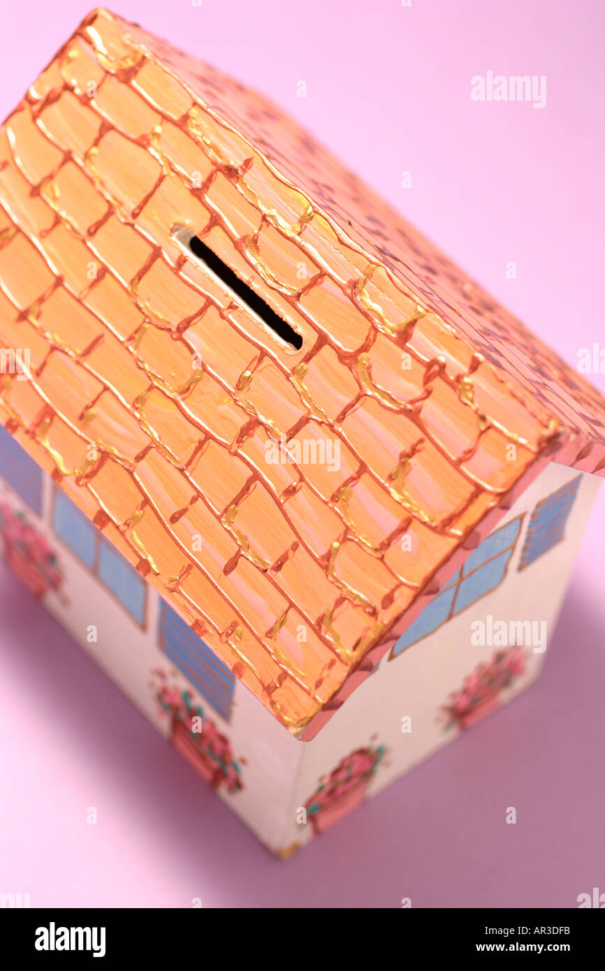 House Coin Box Stock Photo - Alamy