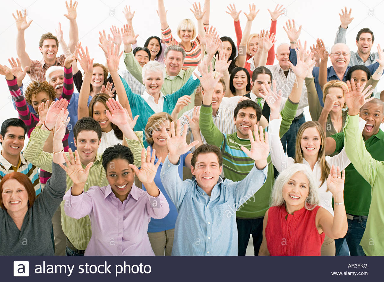 Crowd Arms Air Stock Photos & Crowd Arms Air Stock Images - Alamy