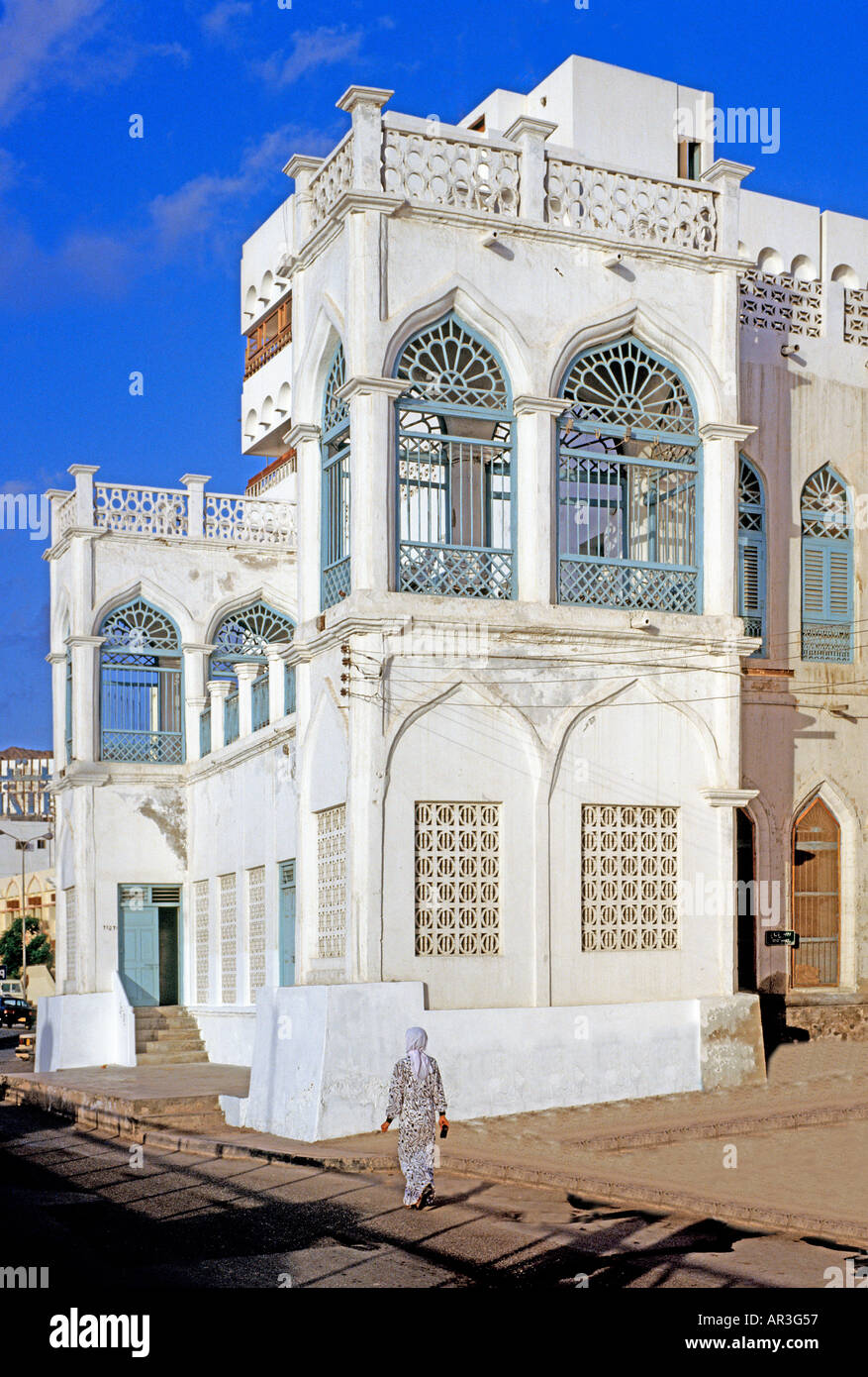 Traditional Merchant's House In Muscat The Capital Of Oman Stock Photo ...