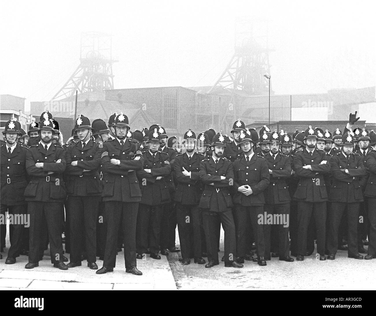 Miners strike 1984 Black and White Stock Photos & Images - Alamy
