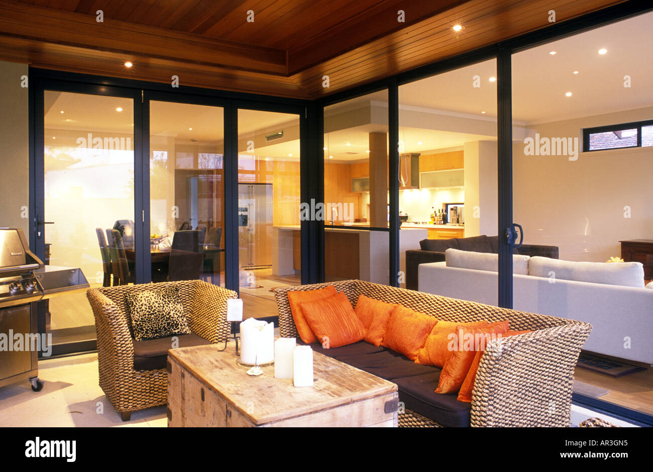 contemporary private residence in Perth Western Australia Stock Photo ...