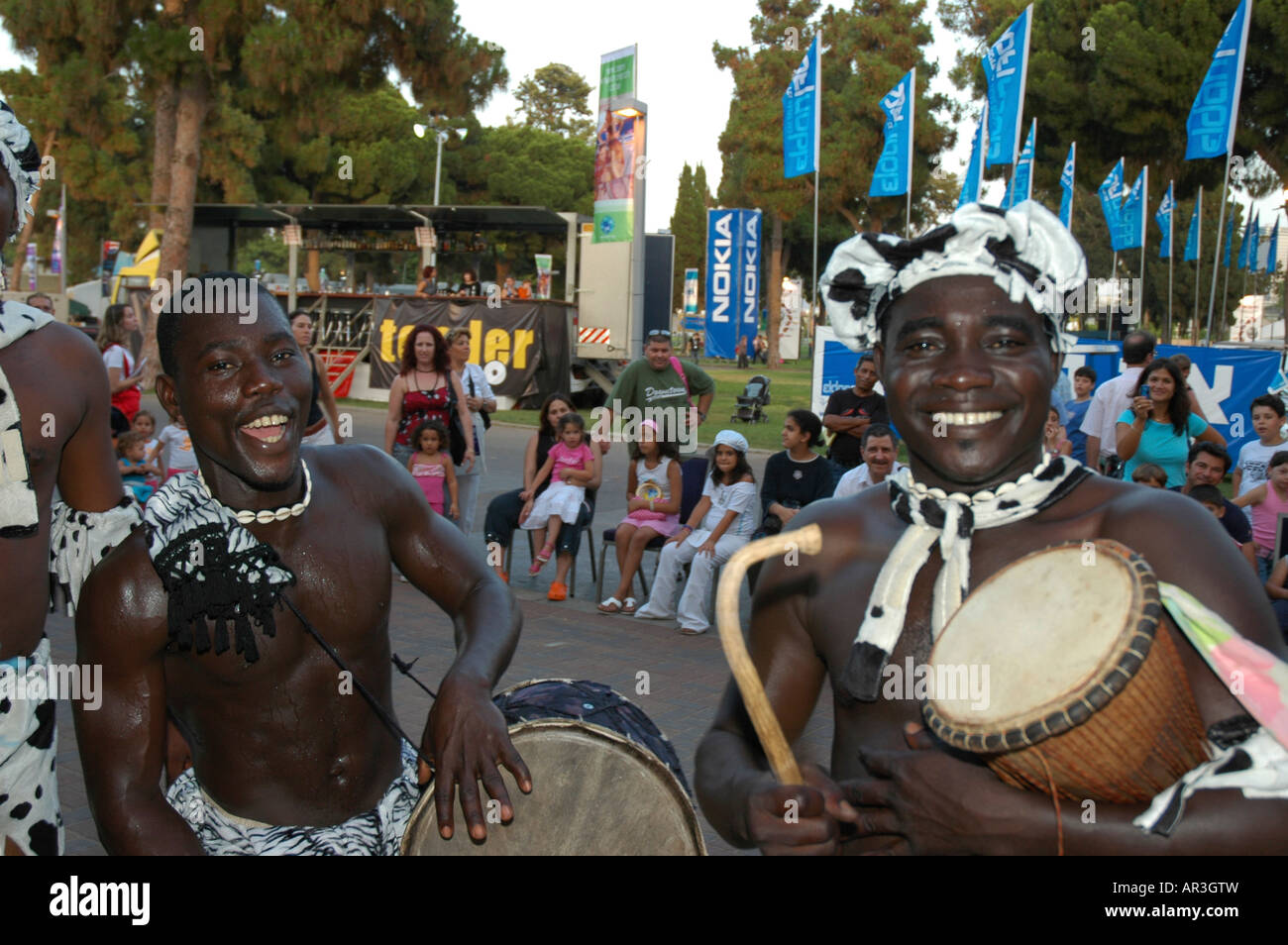 South African ethnic music group Stock Photo - Alamy