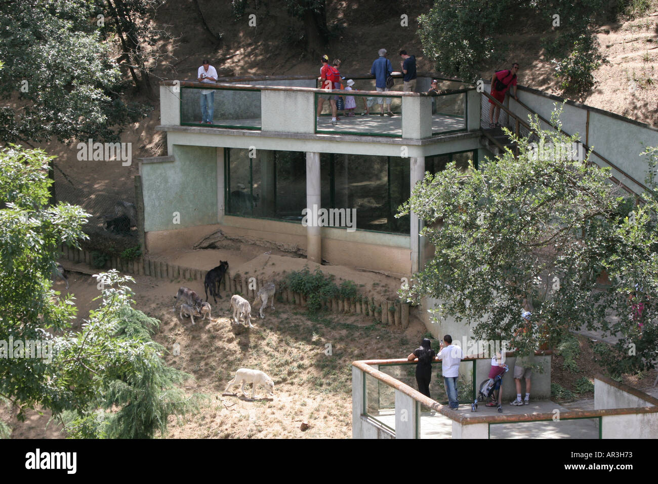 Mackenzie s Wolf enclosure St Martin La Plaine Zoo Espace Zoologique ...