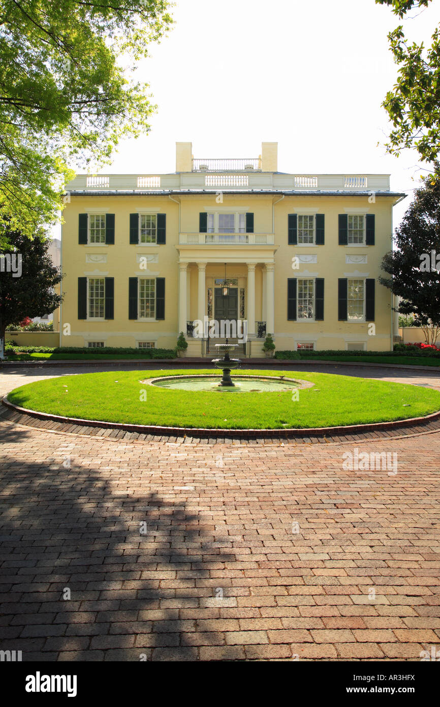 Front Entrance, Executive Mansion, Richmond, Virginia, USA Stock Photo ...