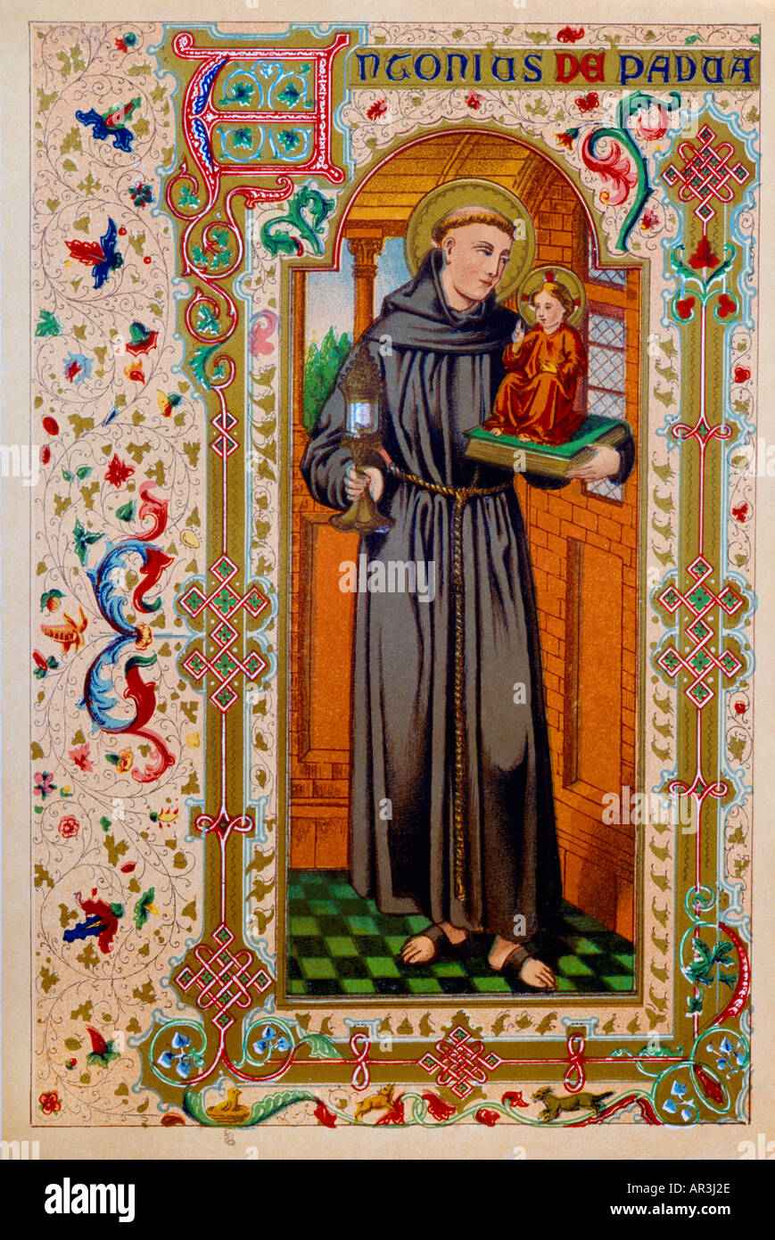 Saint Anthony Of Padua Patron Saint Of Lost Things Stock Photo Alamy Saint Anthony Of Padua Patron Saint Of Lost Things Stock Photo Alamy