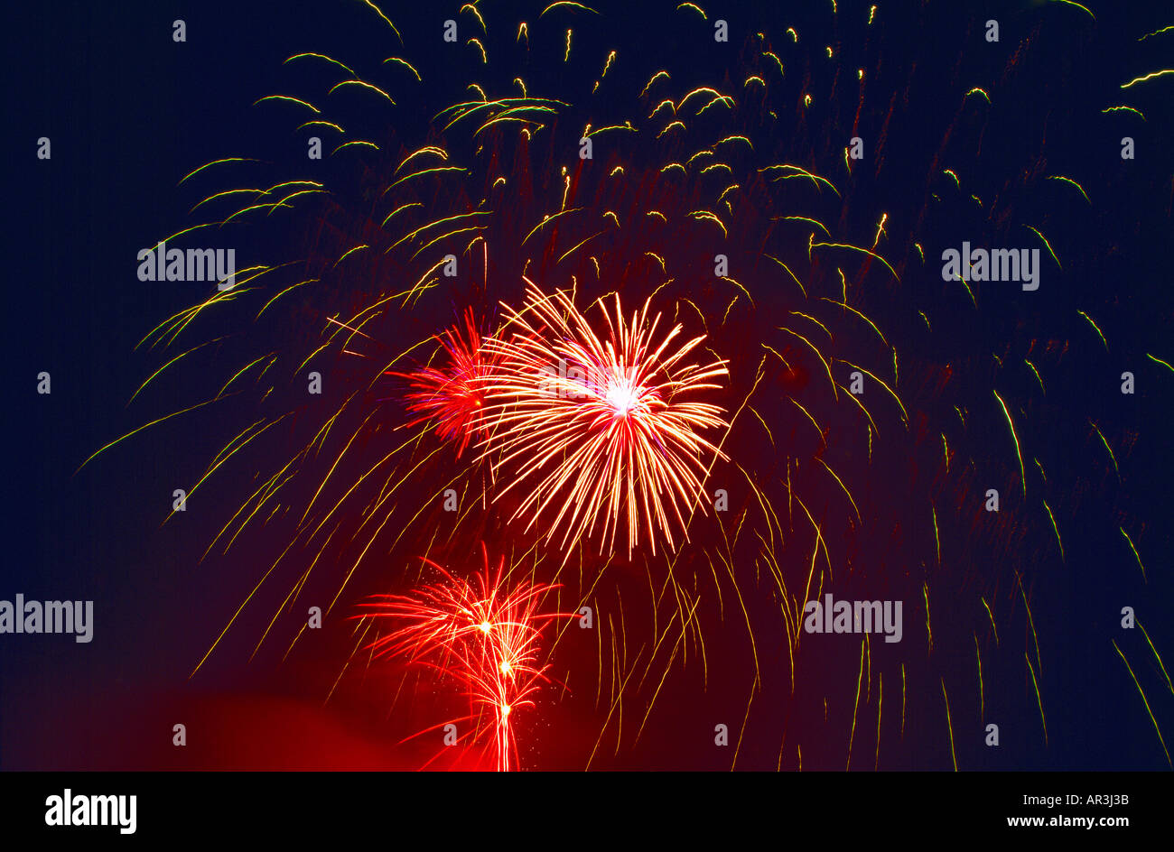 Fireworks Display on Guy Fawkes Night 5th of November Annual ...