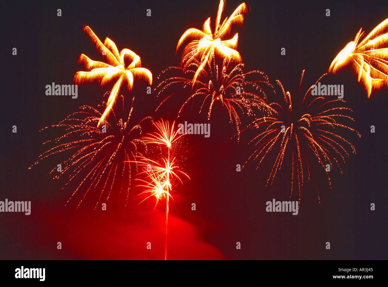 Fireworks Display on Guy Fawkes Night 5th of November Annual ...
