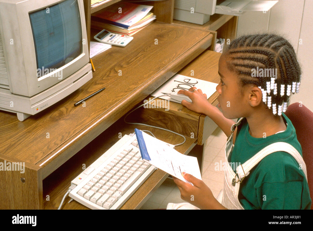 Girl computer school model hi-res stock photography and images - Alamy
