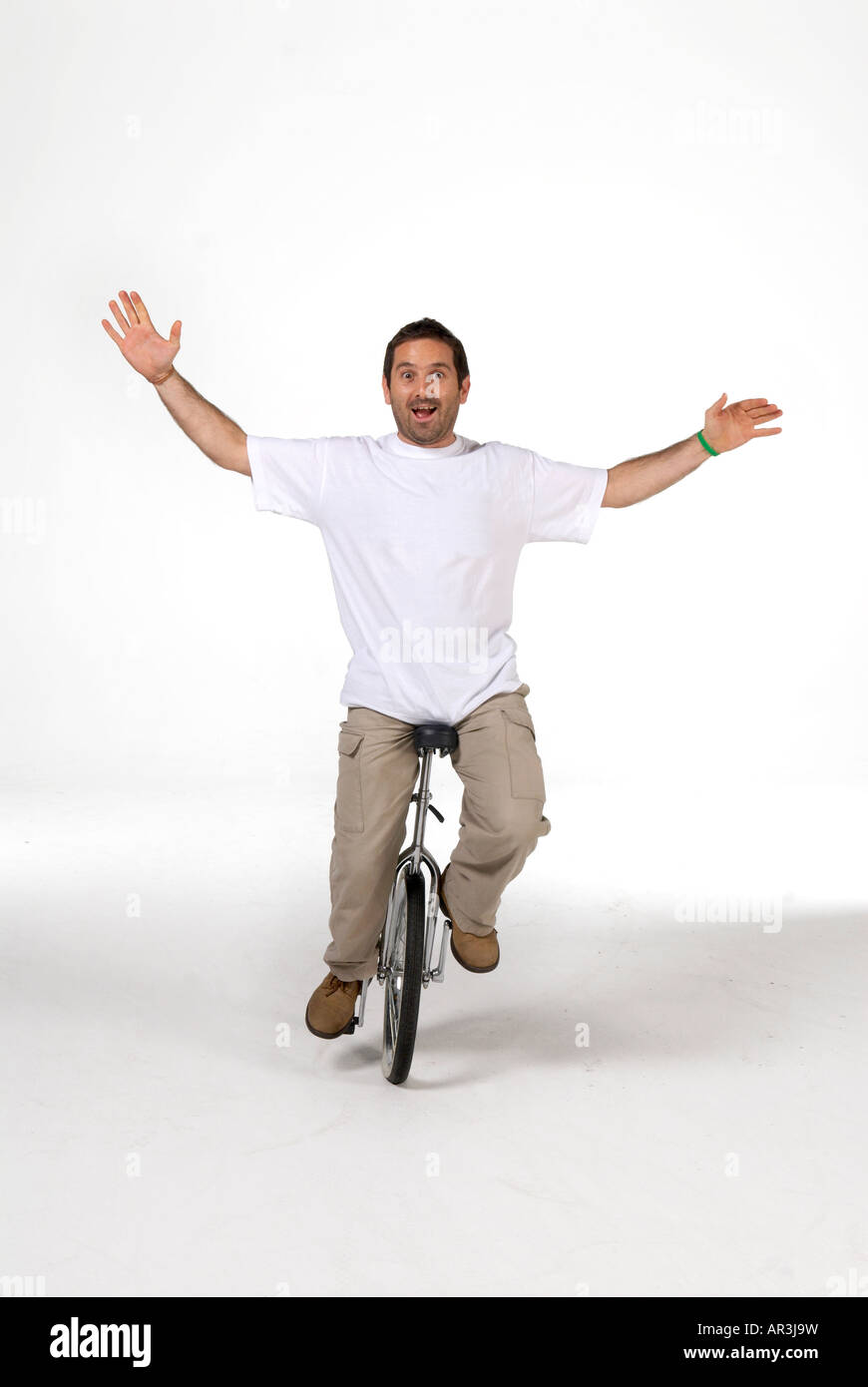 Rides Unicycle High Resolution Stock Photography and Images - Alamy