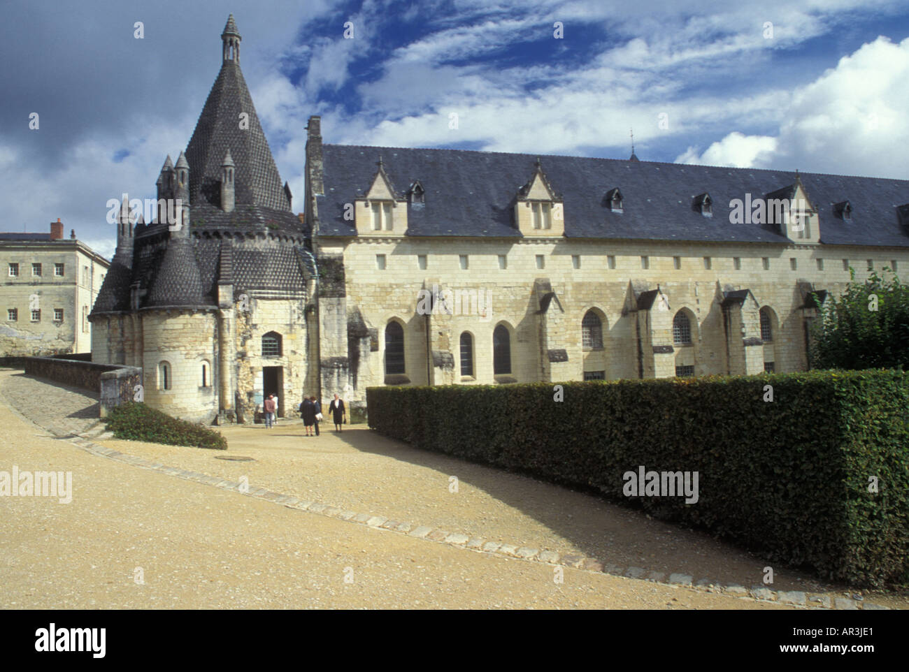 Fontevrault Abbey Anjou France Stock Photo - Alamy