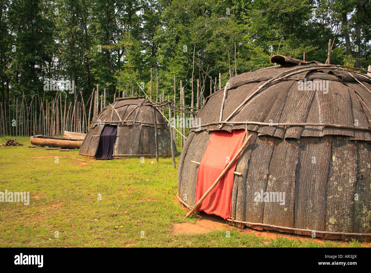 1600's Native American Settlement, Virginia’s Explore Park, Blue Ridge ...