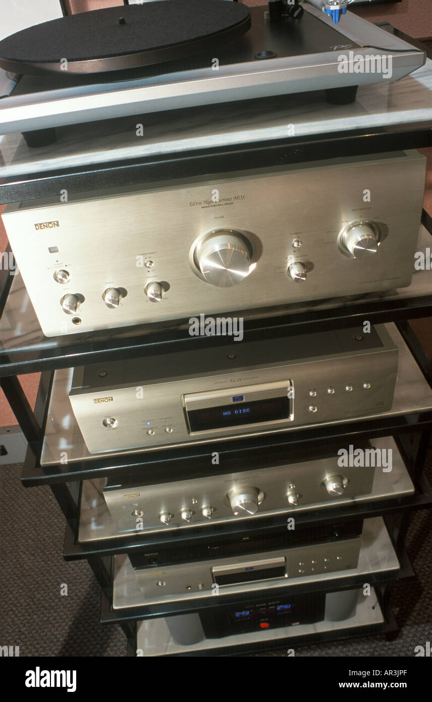 Amplifiers & decks Stock Photo - Alamy