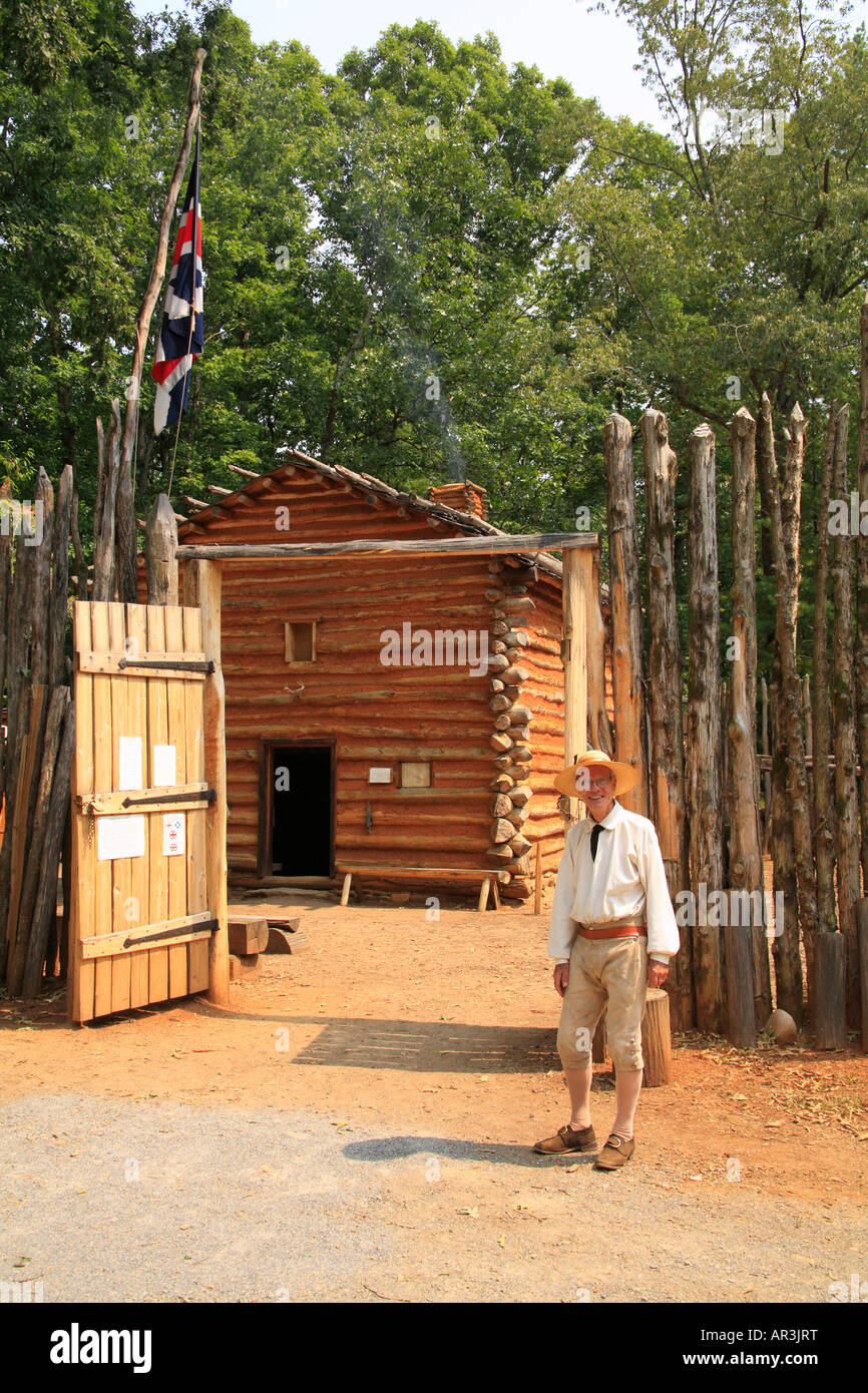 1750's Fort, Virginia’s Explore Park, Blue Ridge Parkway, Roanoke ...