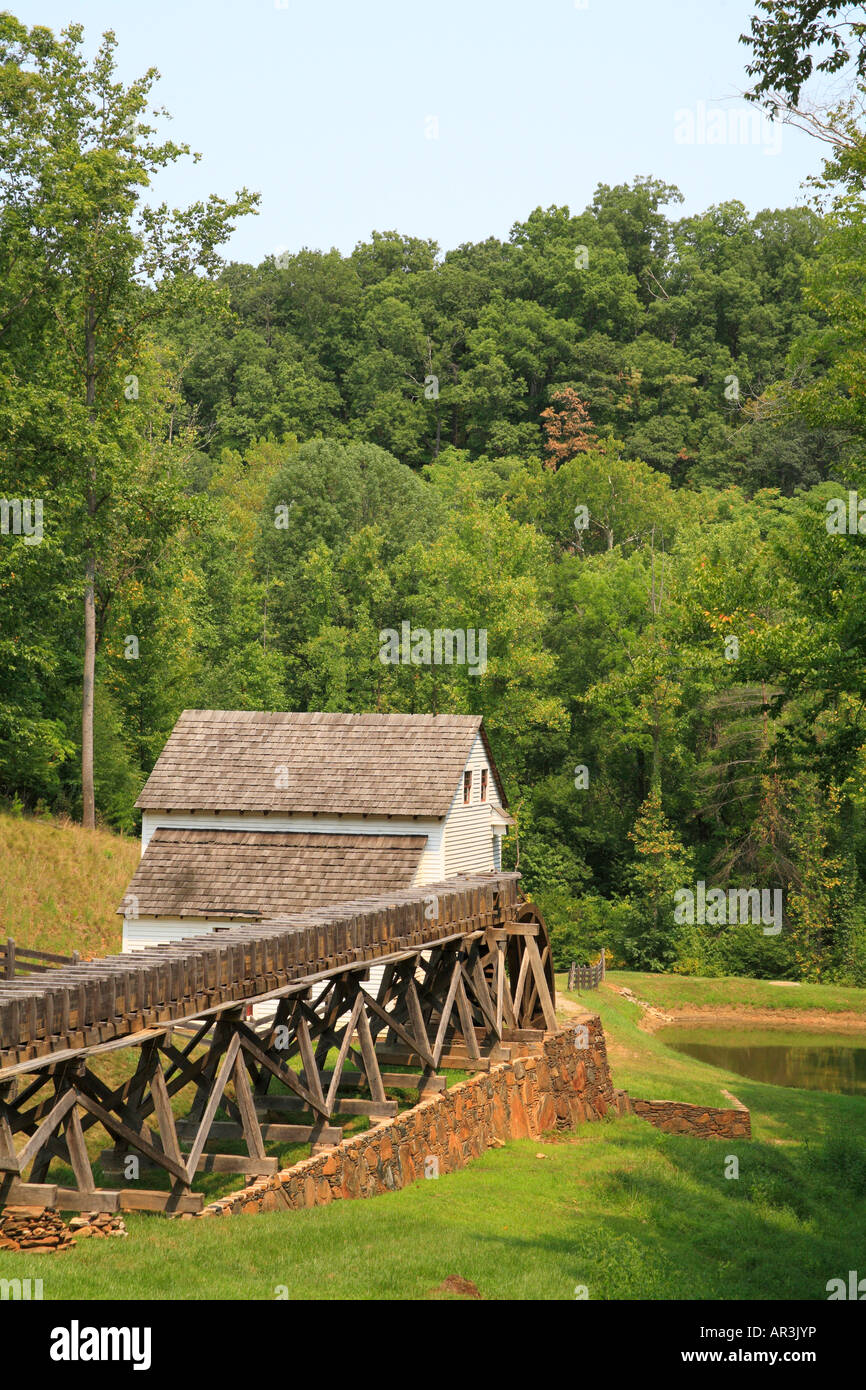 1800's Grist Mill, Virginia’s Explore Park, Blue Ridge Parkway, Roanoke ...