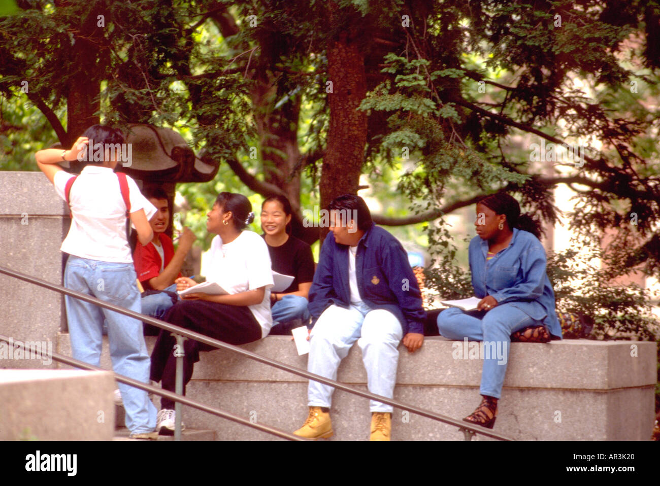 Diverse age adults students campus hi-res stock photography and images ...