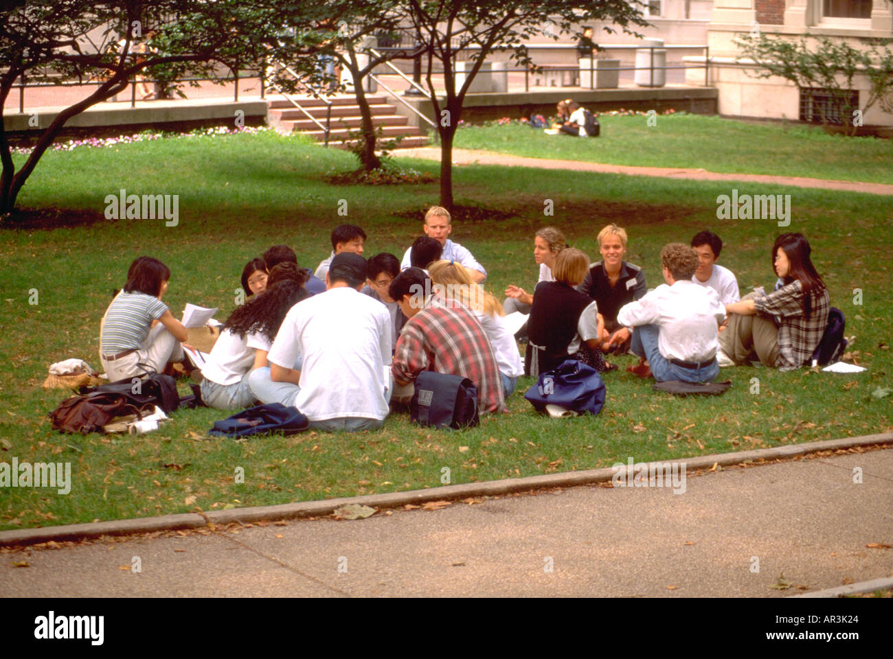 Diverse age adults students campus hi-res stock photography and images ...