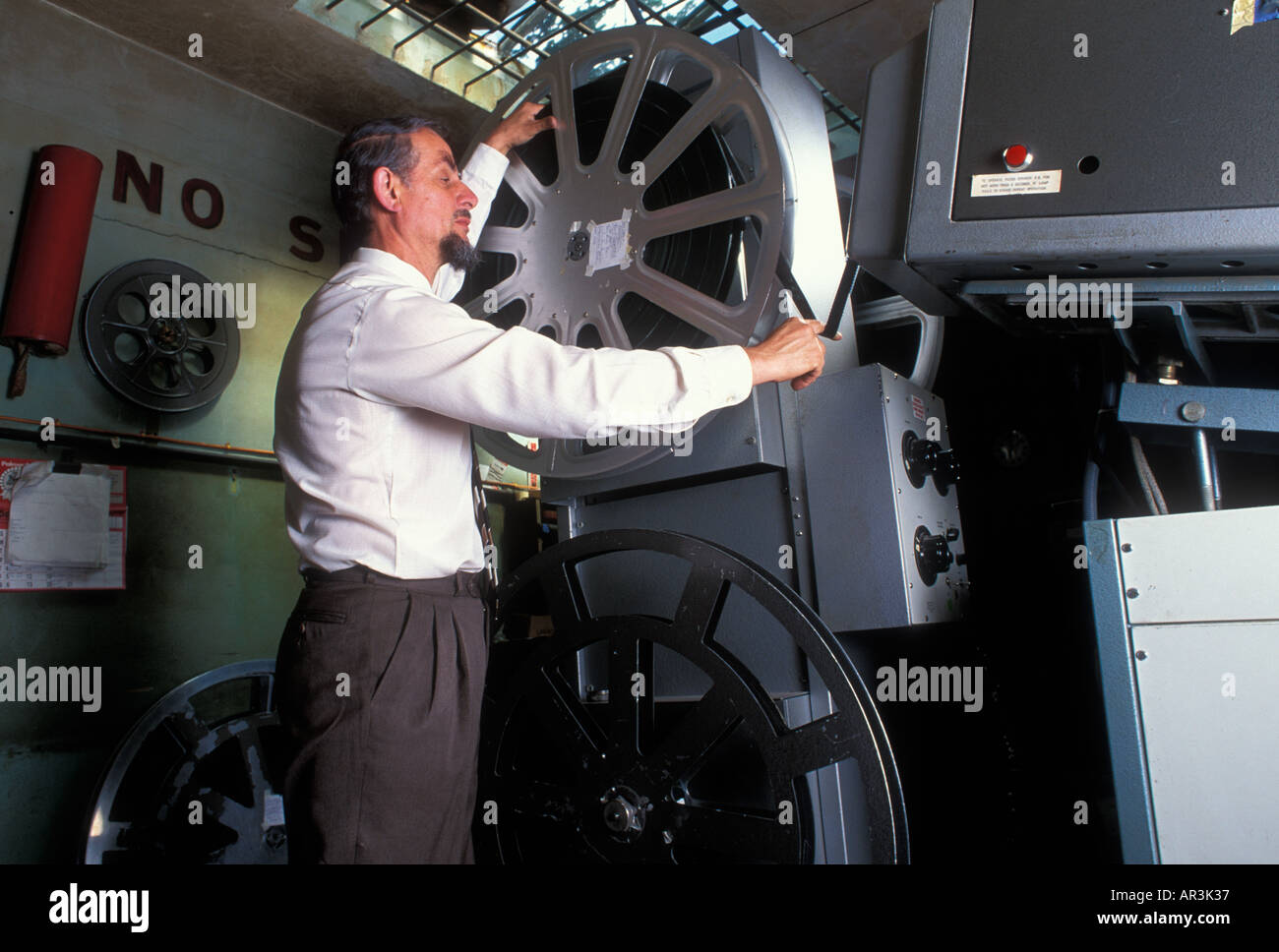 Cinema projection hi-res stock photography and images - Alamy