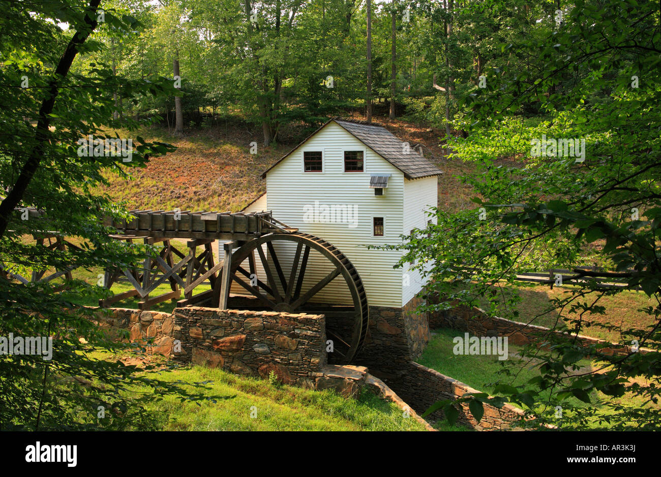 1800's Grist Mill, Virginia’s Explore Park, Blue Ridge Parkway, Roanoke ...