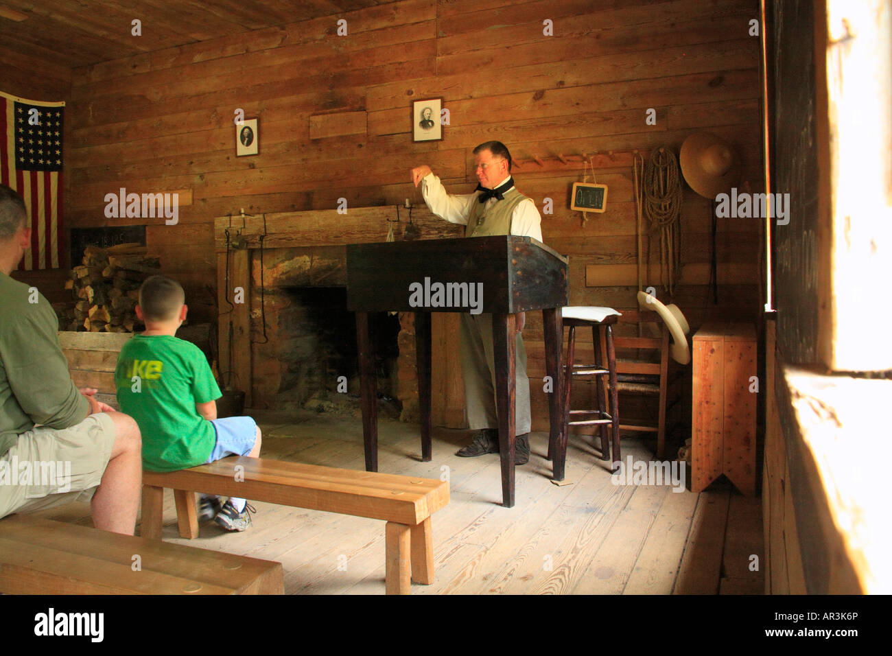 School House, Virginia’s Explore Park, Blue Ridge Parkway, Roanoke ...