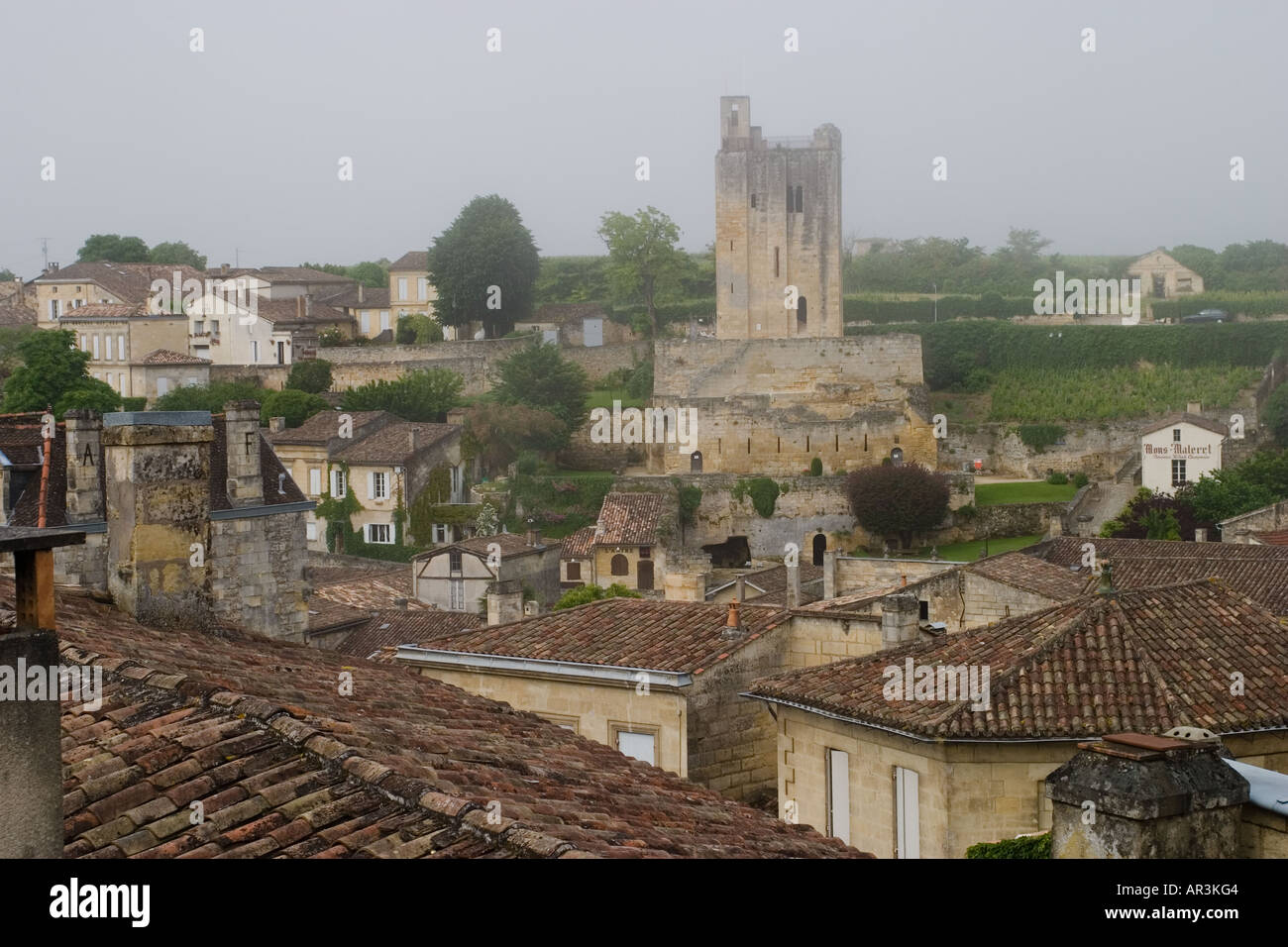 The old church in St. Emilion, France Stock Photo - Alamy