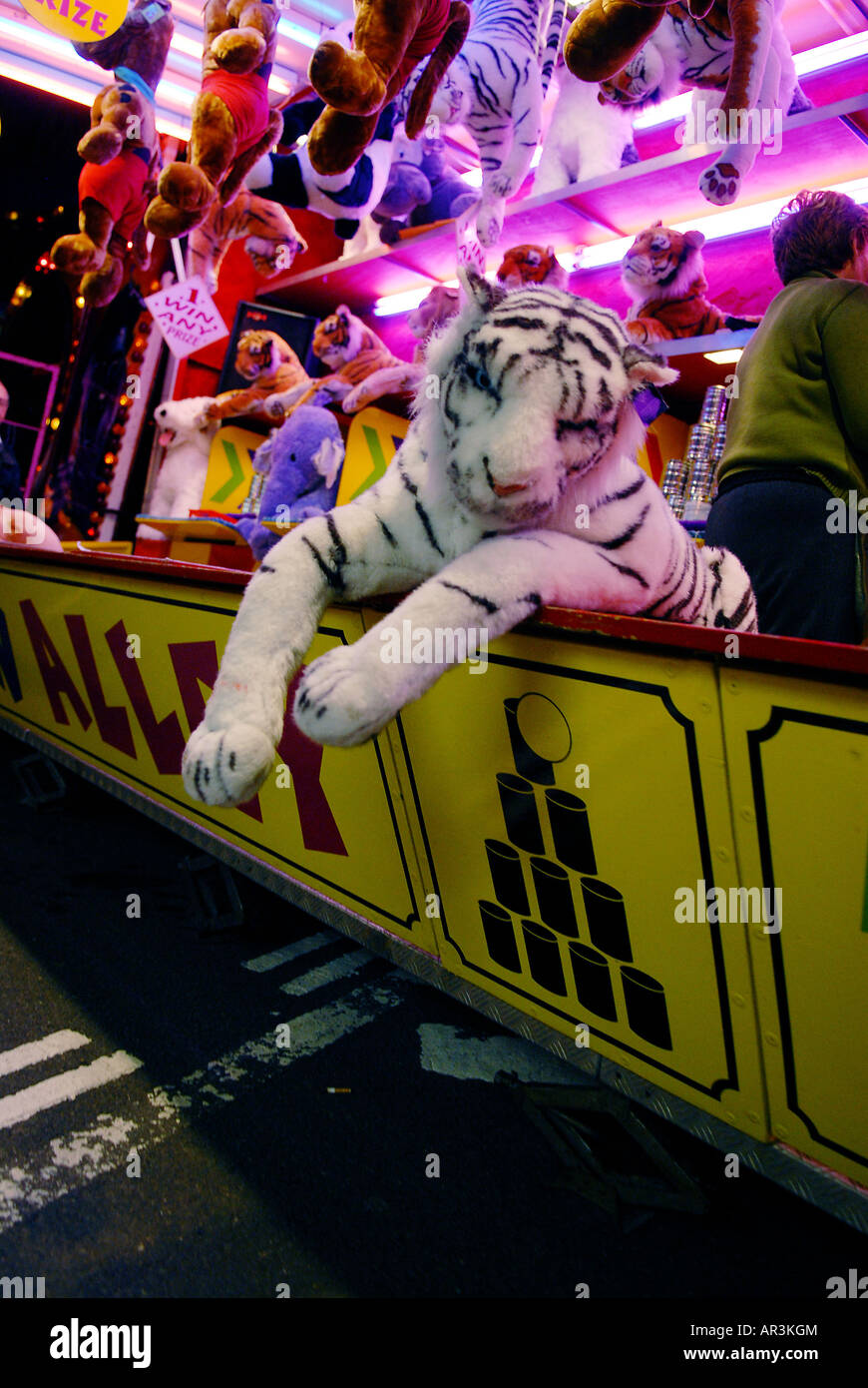 fairground stall, marlborough mop Stock Photo - Alamy