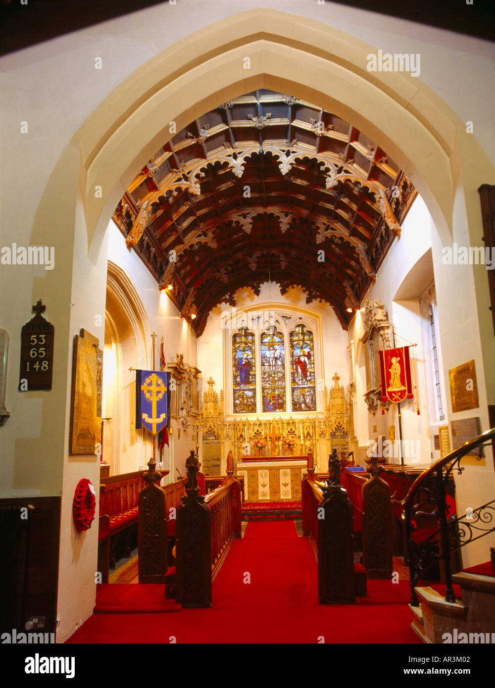 St Giles Parish Church Interior Ashtead England Stock Photo - Alamy