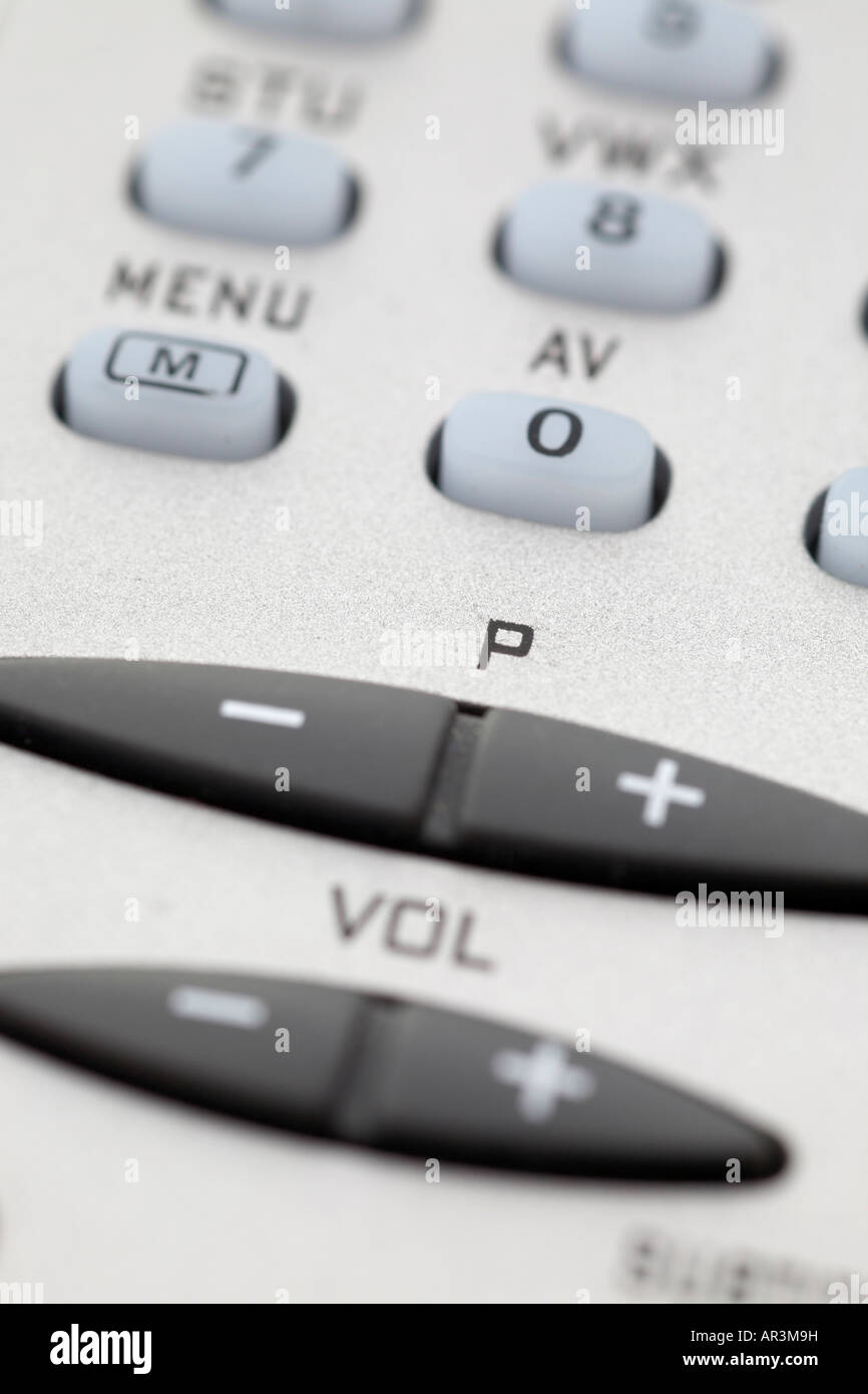 Remote control detail Stock Photo - Alamy