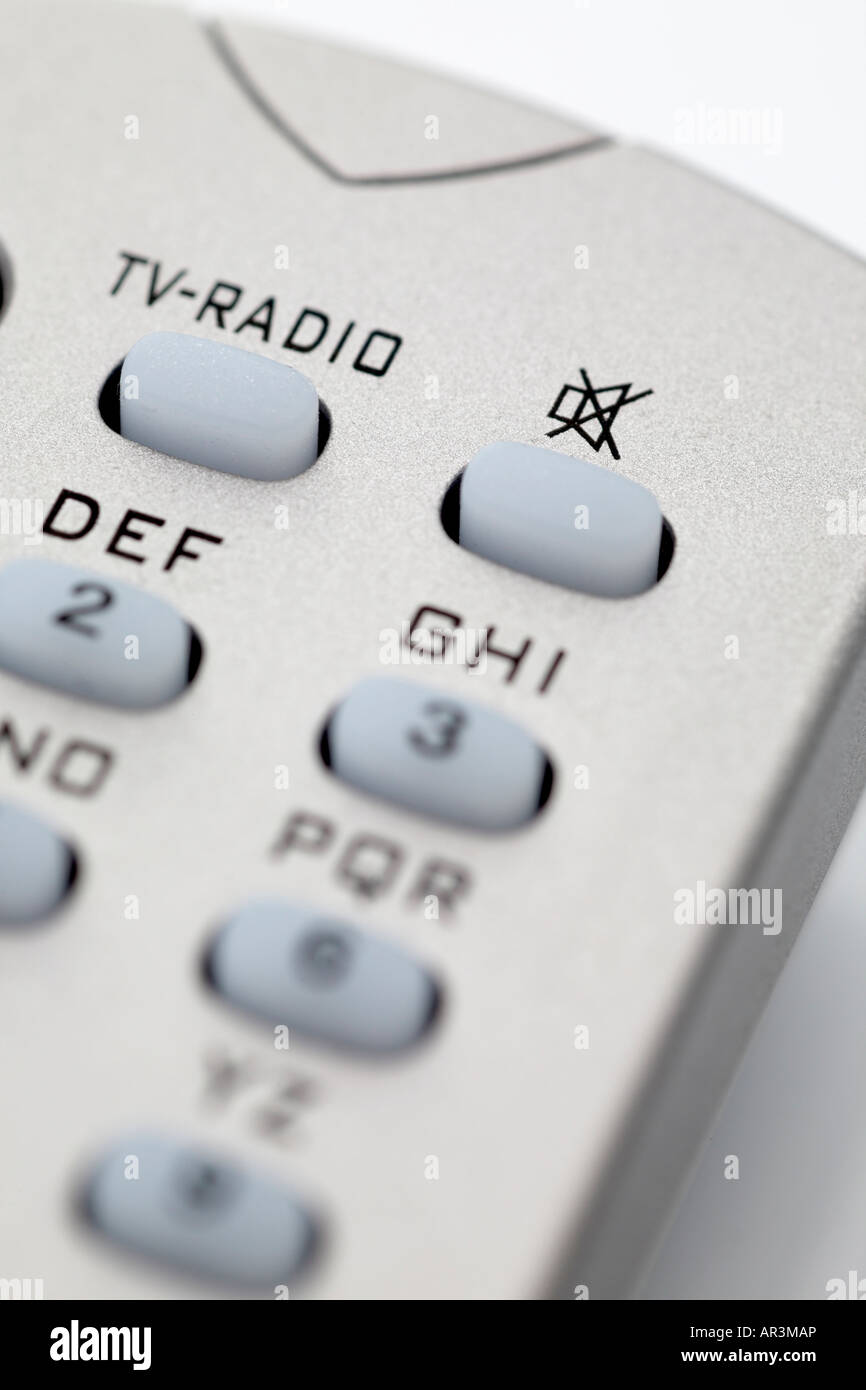 Remote control detail Stock Photo - Alamy