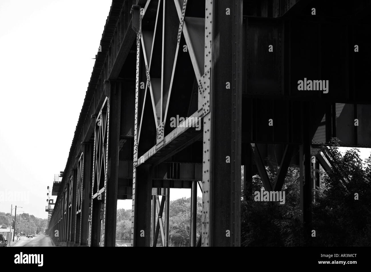 Railway bridge in Richmond Virginia Stock Photo - Alamy