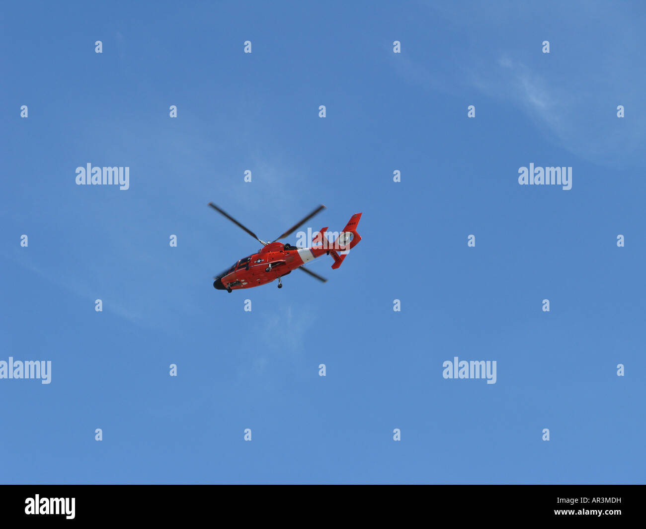 Coast Guard chopper Stock Photo - Alamy