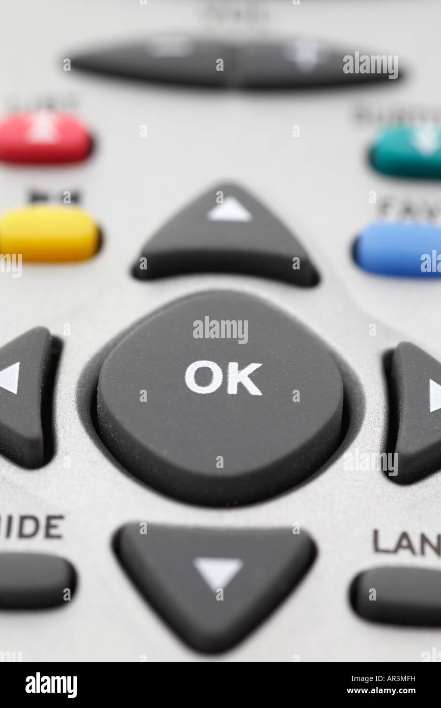 Remote control detail Stock Photo - Alamy
