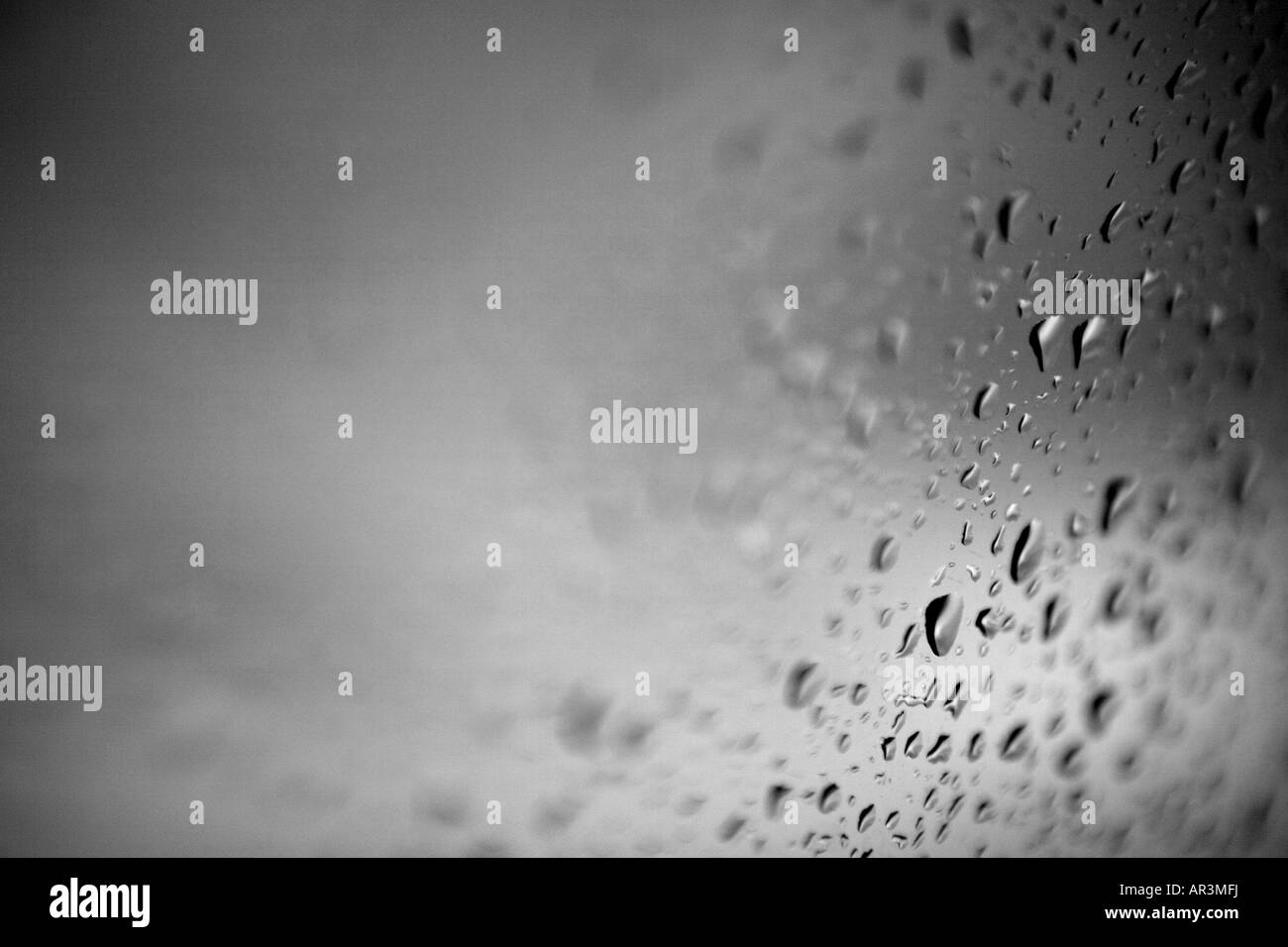 Rain drops on a window Stock Photo - Alamy