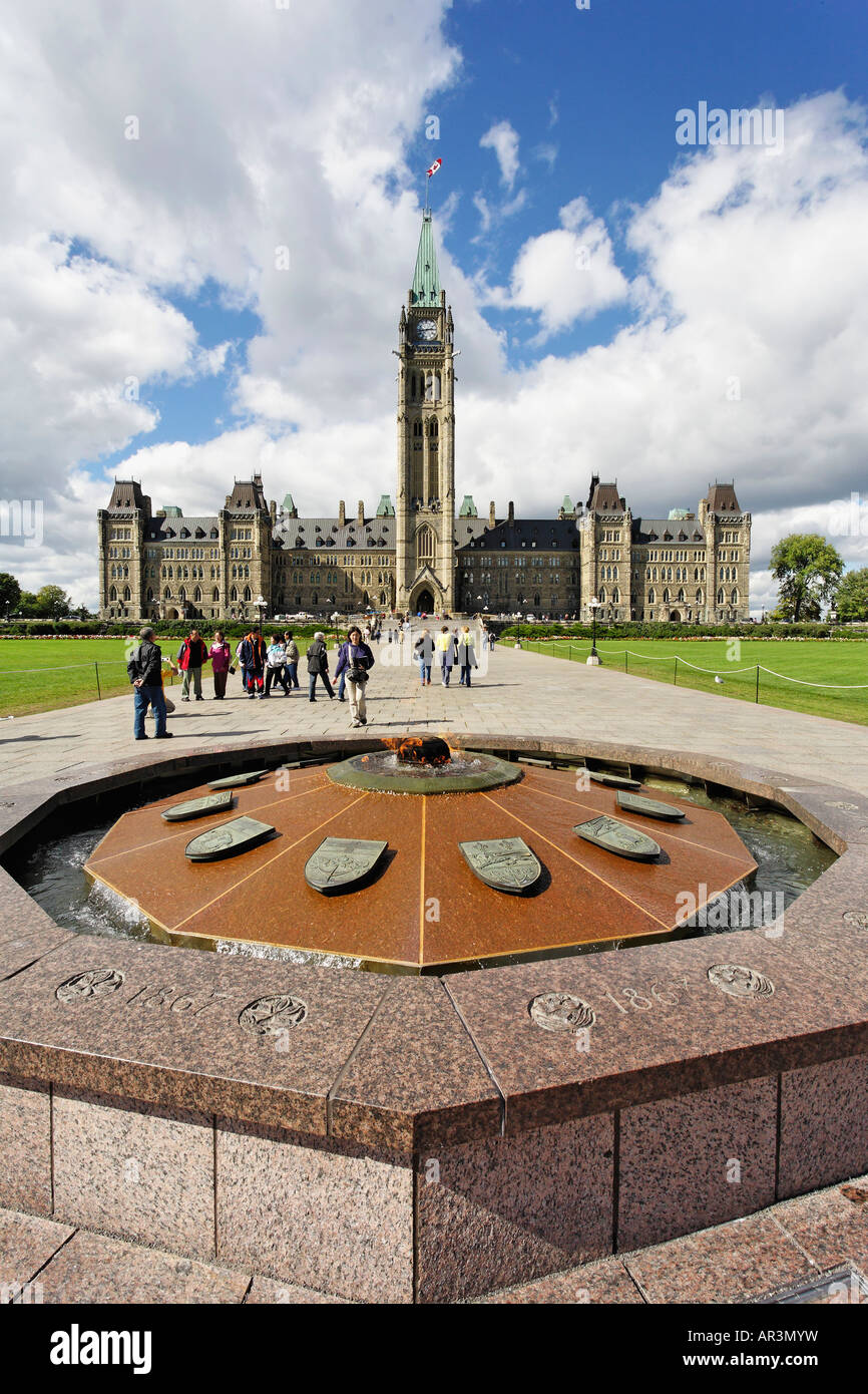 Centennial Flame located on Parliament Hill Centennial Flame was ...