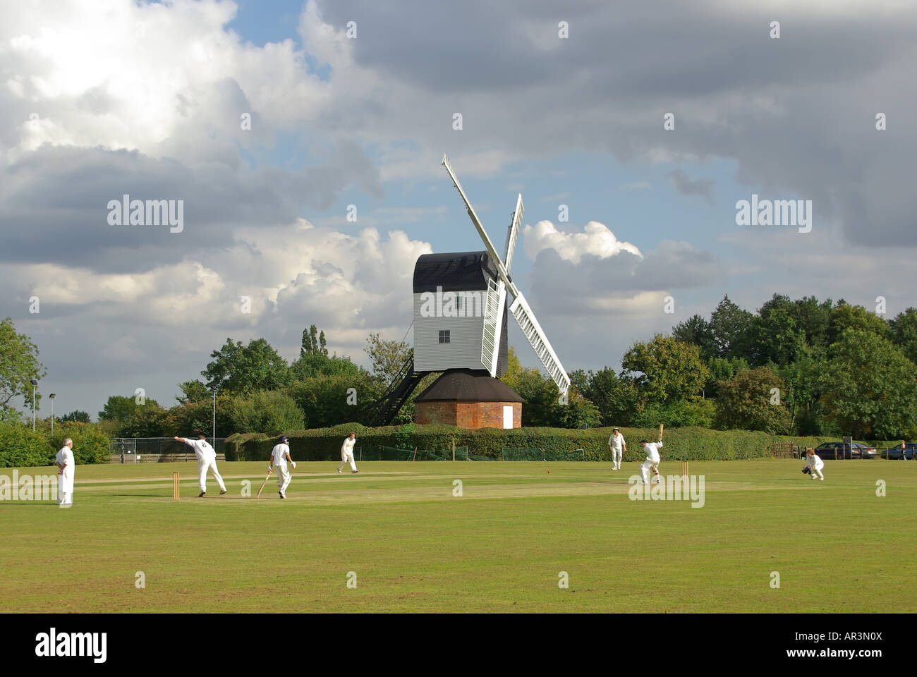 Village Cricket Game Uk Stock Photos & Village Cricket Game Uk Stock ...