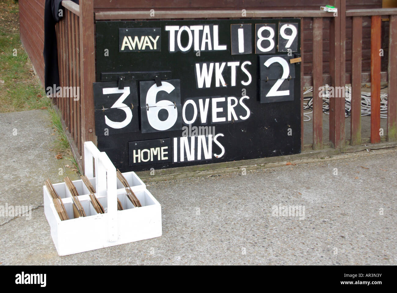 Cricket score board hi-res stock photography and images - Alamy