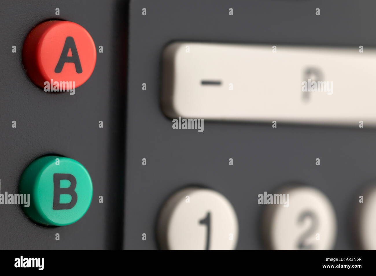 Remote control detail Stock Photo - Alamy