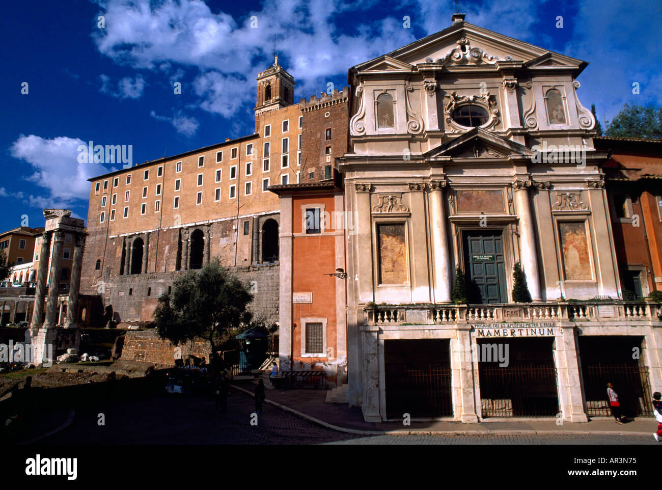 Rome Italy Forum Mamertine (Mamertinum) Prison where its said the Holy ...