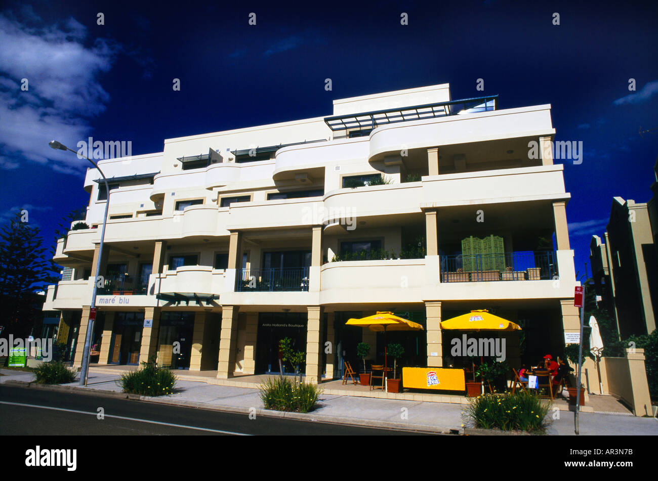 Sydney NSW Australia Cronulla Cafe Apartments Stock Photo - Alamy